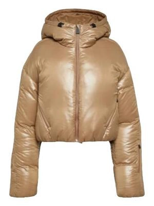 Aztech Mountain Daisy Cropped Down Jacket - Nude
