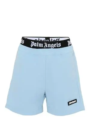 Palm Angels Logo Swim Trunks - Blue