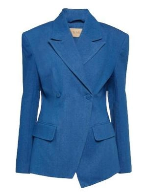 AYA MUSE Cosa Double-breasted Blazer - Blue