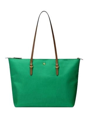 Ralph Lauren Zippered Shoulder Bag - Green