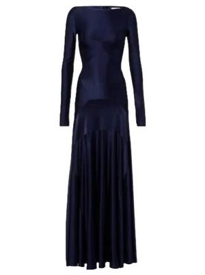 Rabanne Paneled Jersey Maxi Dress - Black