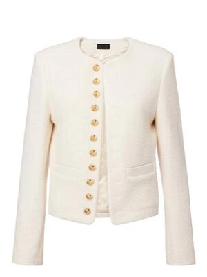 NILI LOTAN Nili Lotan Crew Neck Casual Jacket