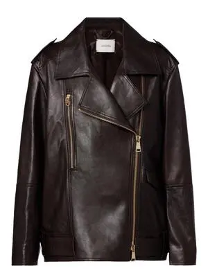 Dorothee Schumacher Leather Biker Jacket - Black