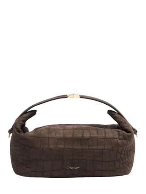 Calvin Klein Andy Small Leather Shoulder Bag - Black