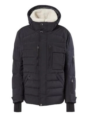 Bogner Down-filled Ski Suit With Detachable Fleece Hood - Black