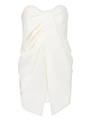 TOVE Tove Tuiren Draped Linen And Cotton-Blend Top