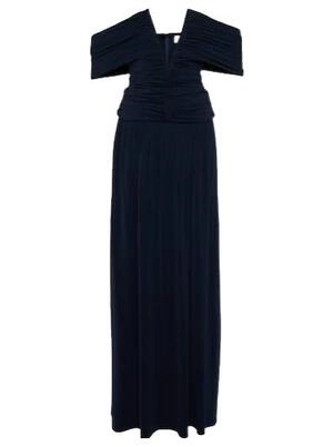 Magda Butrym Off-the-shoulder Midi Dress - Black