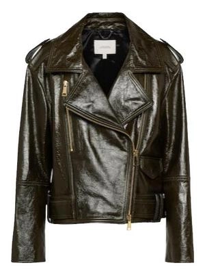 Dorothee Schumacher Lapel Leather Jacket - Black