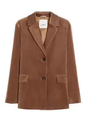 Max Mara Single-breasted Tailored Blazer - Camel