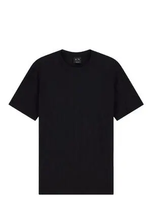 Armani Exchange Short-sleeved Crew-neck T-shirt - Black
