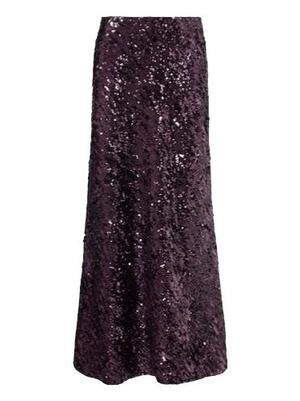 Rabanne Sequined Maxi Skirt - Black