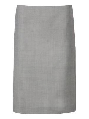 Calvin Klein Luna Wool Pencil Skirt - Gray