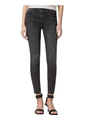 ALLSAINTS Logo-patch Jeans - Black