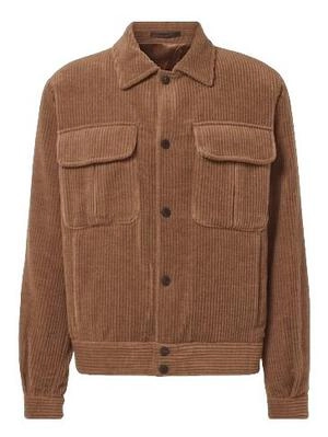 Giorgio Armani Wool And Cashmere Velvet Blouson Jacket - Brown