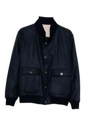 BARBA NAPOLI Vermont Bomber Jacket - Black