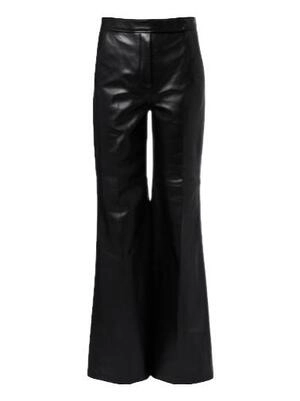 Dorothee Schumacher Leather Flared Pants - Black