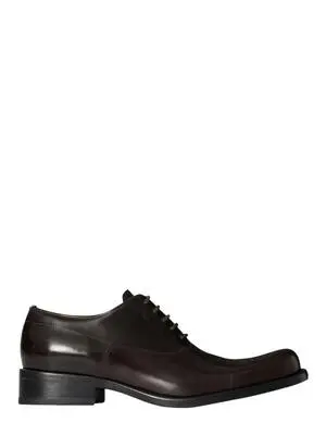 THE ROW Kai Lace-up Oxford With Elongated Toe And Extended Sole - Black