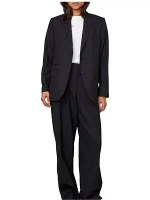 Officine Générale Double-button Long Sleeve Blazer - Black