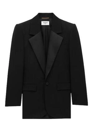 SAINT LAURENT Saint Laurent Single-Breasted Tuxedo Jacket