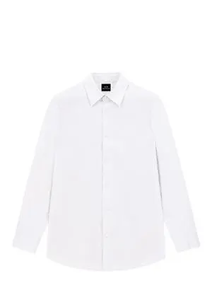 Armani Exchange Button-fastening Striped Shirt - White