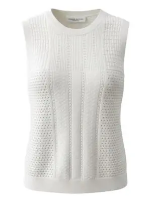 ROBERTO COLLINA Roberto Collina Sleeveless Textured Knit Sweater