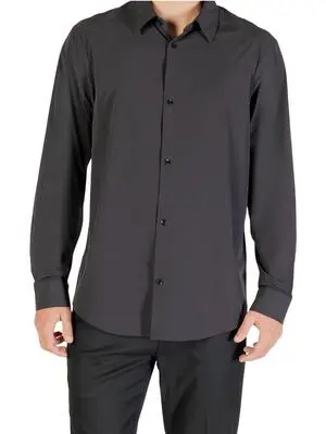 Armani Exchange Long-sleeved Shirt - Black