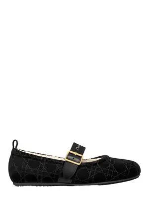 Dior Alps Frost Ballet Flat - Black