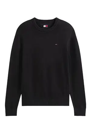 Tommy Hilfiger Tjm Slim Essential Sweater - Black