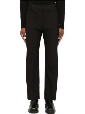 Off-White Tailored Straight Leg Trousers - Black