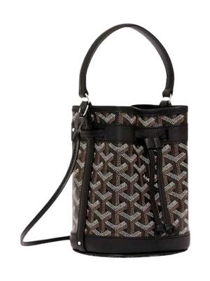 Goyard Drawstring Shoulder Bag - Black