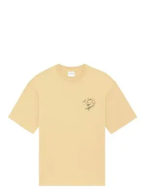 Drole De Monsieur Esquisse Slogan-print T-shirt - Nude