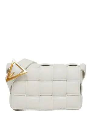 Bottega Veneta Bottega Veneta Padded Cassette Shoulder Bag White