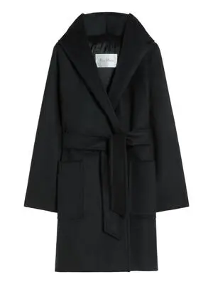Max Mara Camel Robe Coat - Black