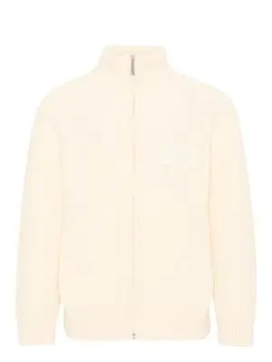 Paul & Shark High Neck Zip-up Cardigan - Ivory