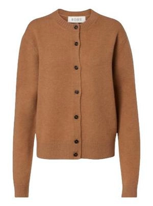 RÓHE Wool And Cashmere-blend Cardigan - Brown
