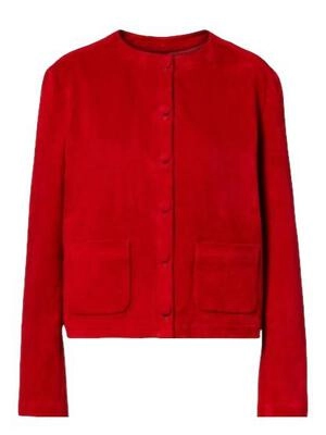 Stouls Stouls Gabrielle Suede Jacket Red