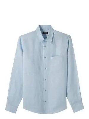 A.P.C. A.P.C. Buttoned Long-Sleeved Shirt