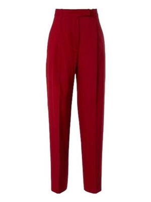 RÓHE Virgin Wool Tape Pants - Red