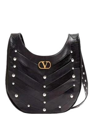 Valentino Garavani Hobo Small Shoulder Bag - Black