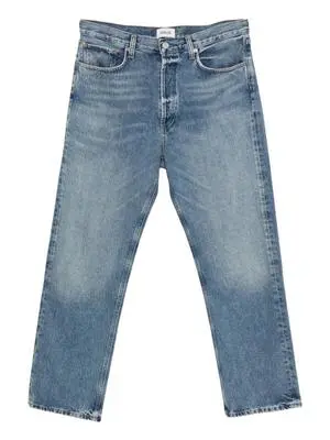 AGOLDE Five-pocket Straight Leg Denim Trousers - Blue