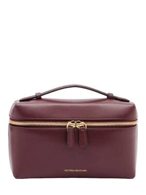 Victoria Beckham Vanity Logo Zip Shoulder Bag - Red