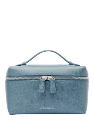 Victoria Beckham Victoria Beckham Logo-Embellished Zip-Fastening Shoulder Bag Blue