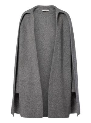 Vince Wool And Cashmere Blend Cardigan - Gray