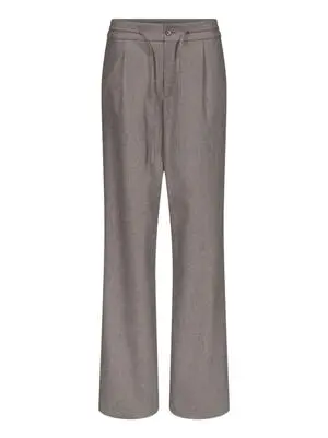 LOULOU STUDIO Lace-up Casual Pants - Gray