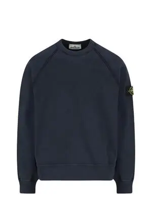 Stone Island Long Sleeve Sweatshirt - Blue