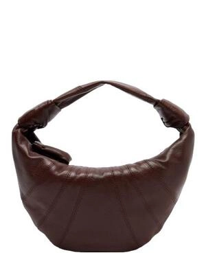LEMAIRE Fortune Croissant Small Leather Shoulder Bag - Black