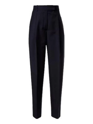 RÓHE Daria Wool And Cashmere Pleated Trousers - Black