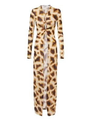 Christopher Esber Printed Jersey Top - Nude