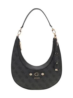 Guess Lindsey Hobo Bag - Dark Gray