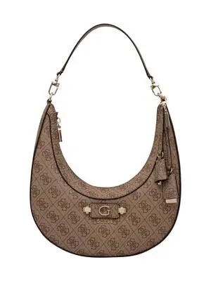 Guess Lindsey Hobo Bag - Brown
